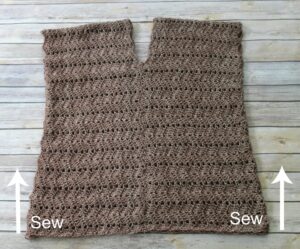 Chevron Crochet Top Pattern- Chevy Tee - Two Brothers Blankets