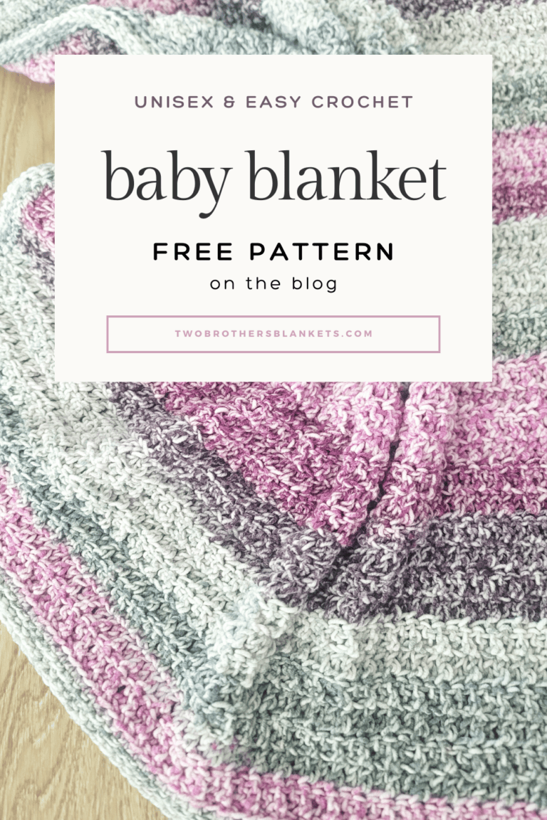 Edgewater Textured Crochet Blanket - Free Pattern - Two Brothers Blankets