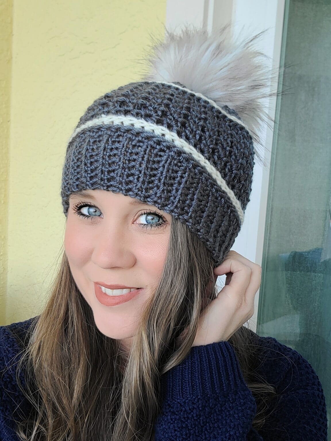 HDC V-Stitch Crochet Hat Pattern - Joey Hat Free Crochet Patterns
