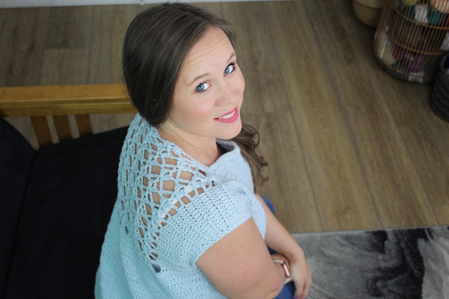 Crochet Top Pattern - Tea Time Tee - Two Brothers Blankets