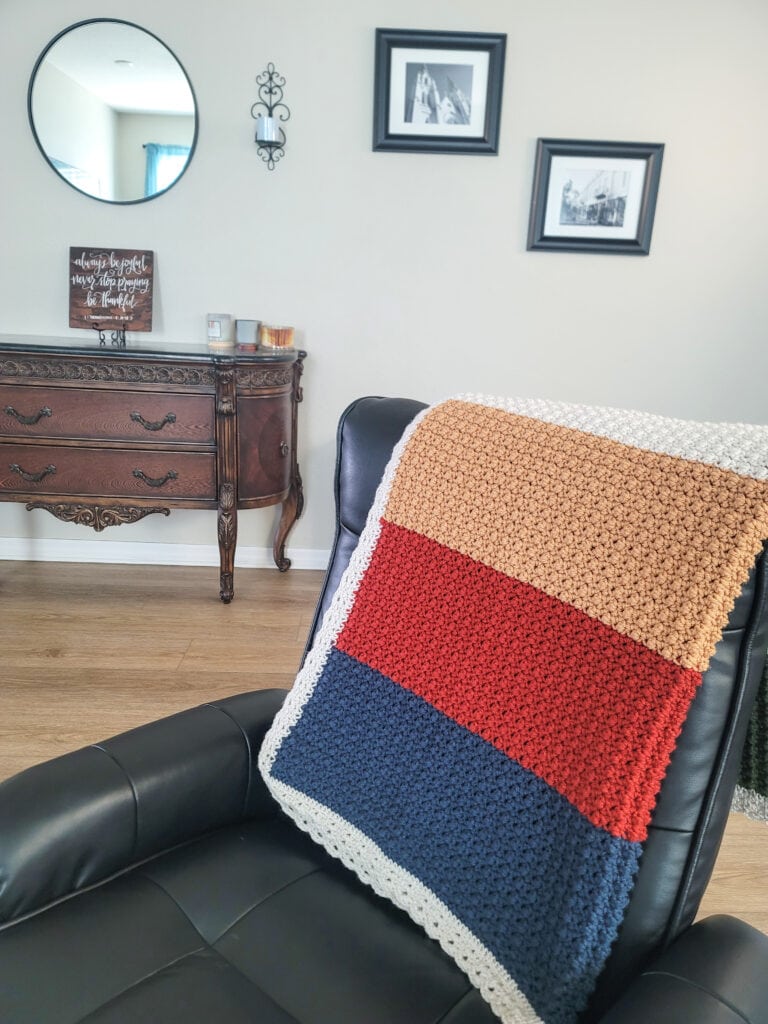 Crochet Blanket Pattern- Boston Blanket - Two Brothers Blankets