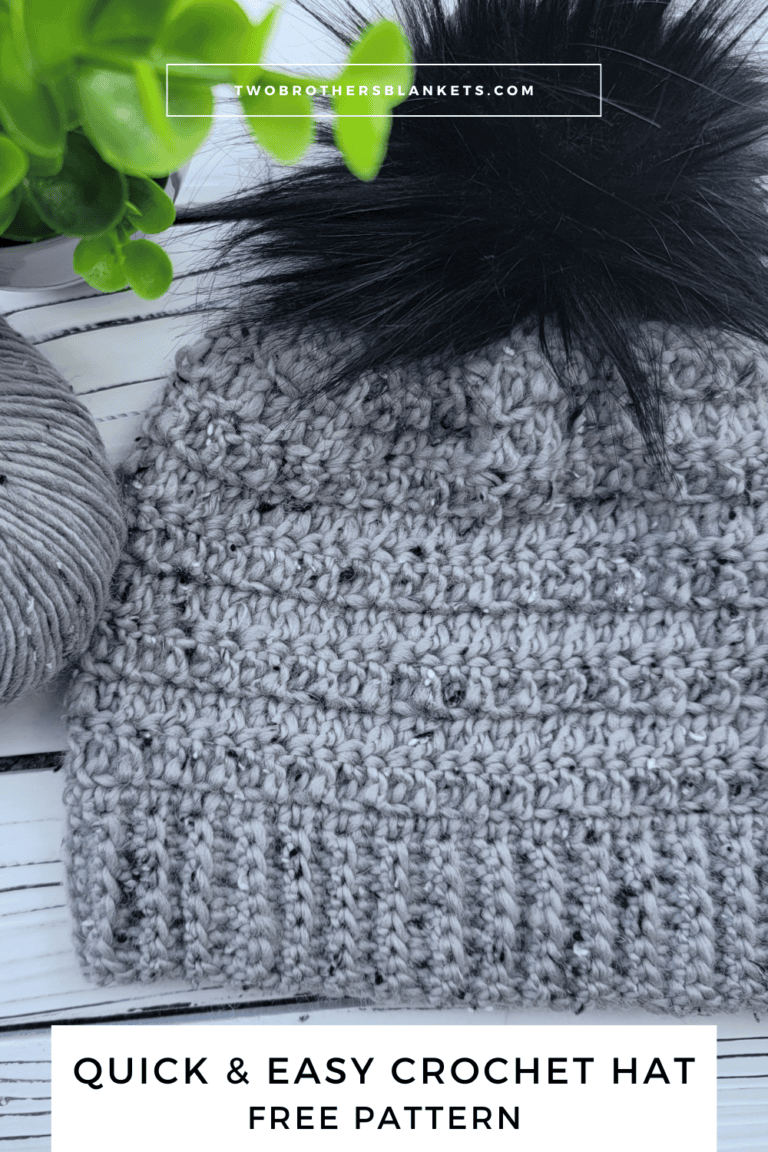 Free Crochet Hat Pattern- Edgewater Hat - Two Brothers Blankets