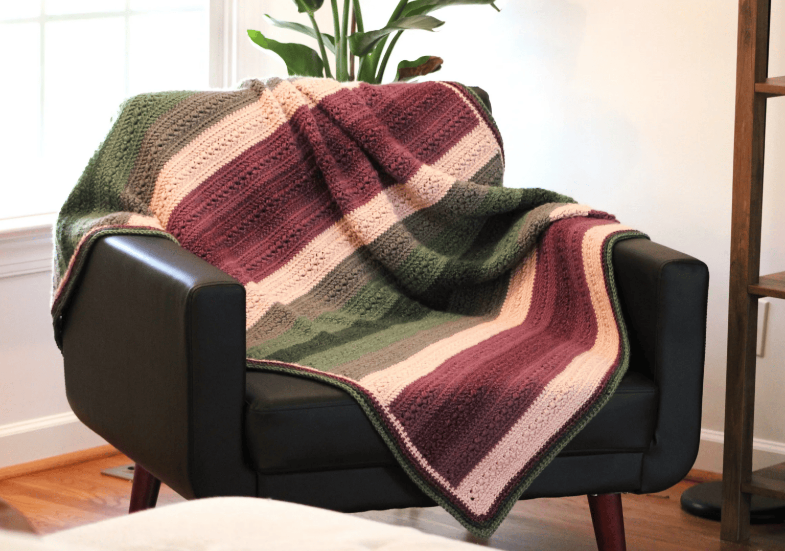 20 Herringbone Double Crochet Stich Patterns - Two Brothers Blankets