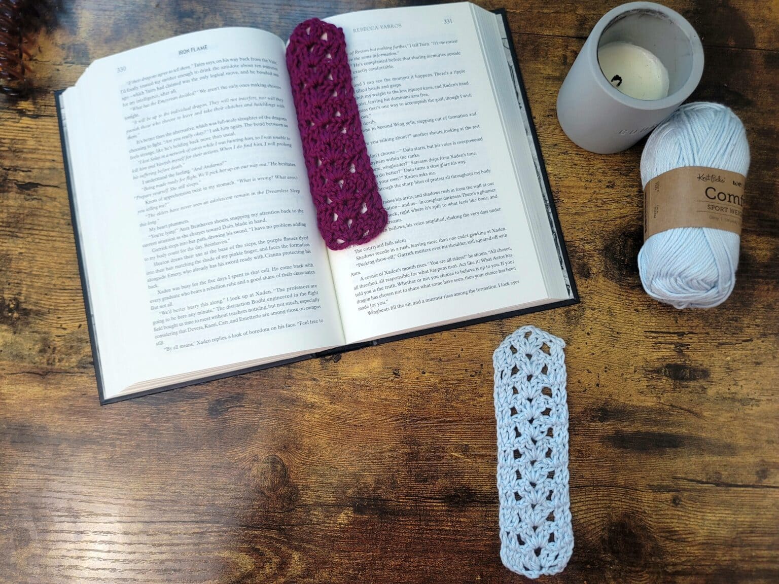 Crochet Bookmark Pattern: Book Bestie Bookmark - Two Brothers Blankets